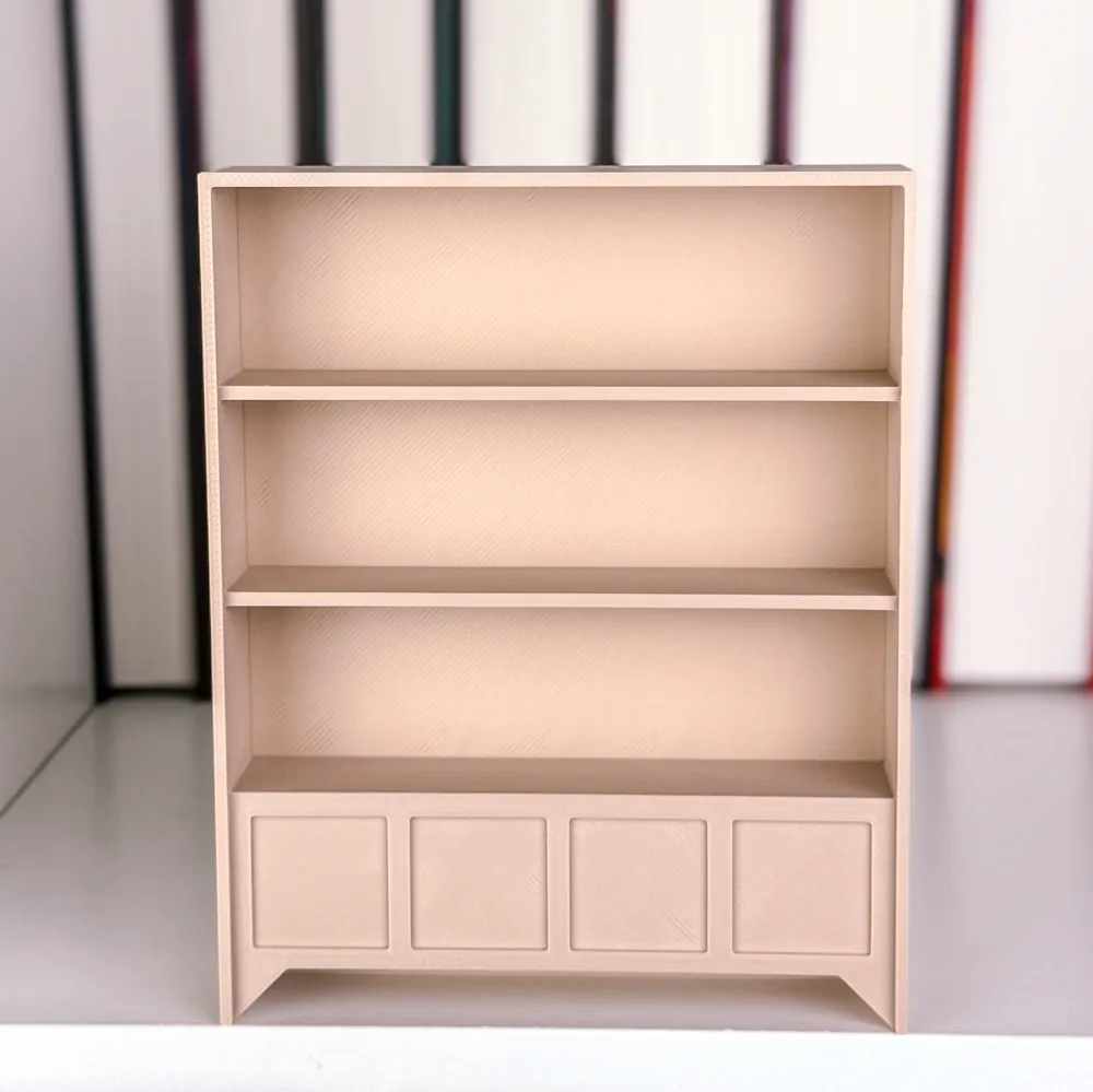 Expandable Mini Bookshelf - 3 Shelves - Free 3D Print Model - MakerWorld