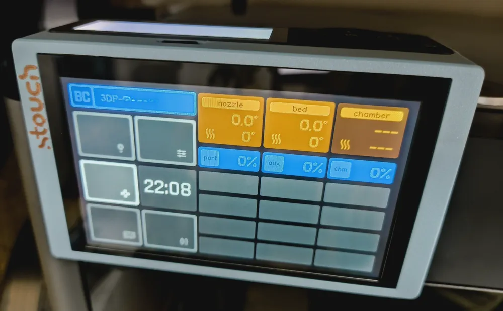 P1P / P1S 5inch Screen Enclosure by mm_design_bd - MakerWorld