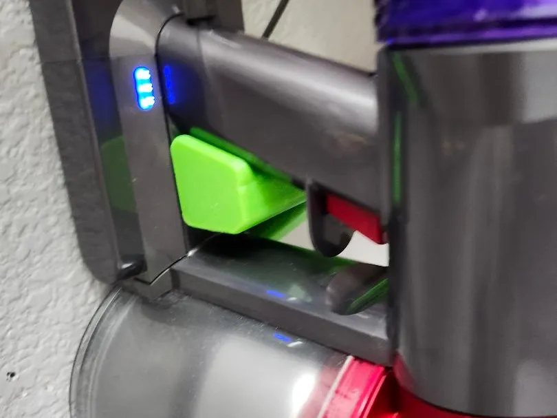 Dyson V8 Wall hanger w/ 1 attachment (left pull) - Free 3D Print Model ...