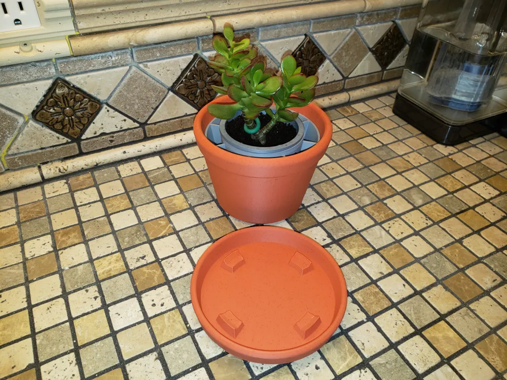 8.7" Jade Planter-w/ Aeration prevents root rot by BigSarge207 - MakerWorld