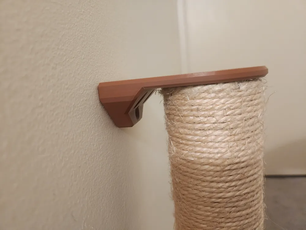 Cat Scratcher Wall Mount - Free 3D Print Model - MakerWorld