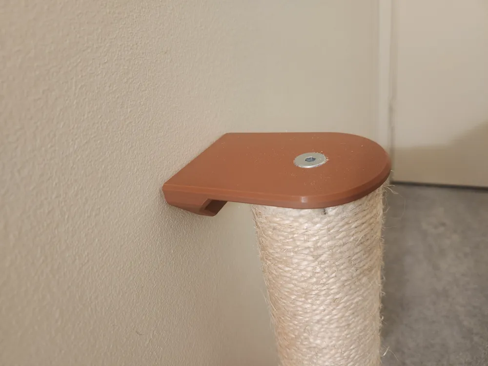 Cat Scratcher Wall Mount - Free 3D Print Model - MakerWorld
