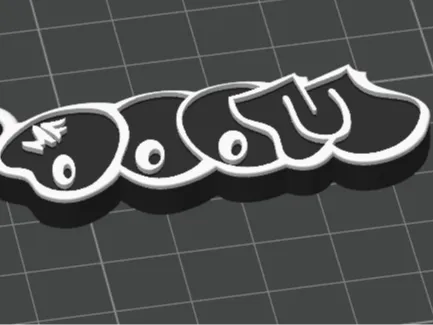 MF DOOM Keychain by DaveVader MakerWorld: Download Free 3D Models