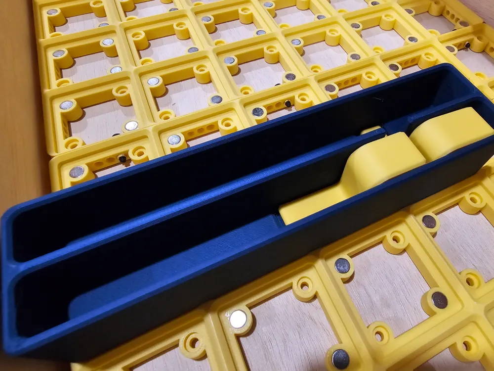 Gridfinity 6 and 3.75 inch driver bit storage with eject levers by ...