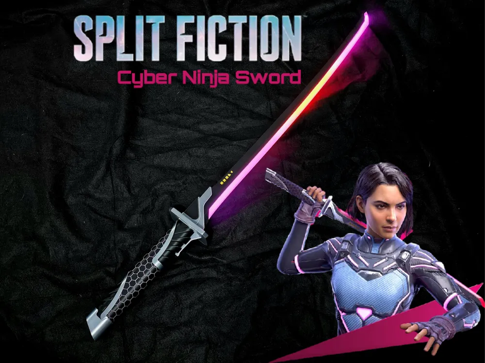Cyber Ninja Sword from Split Fiction by Halfway_Engineered MakerWorld ...