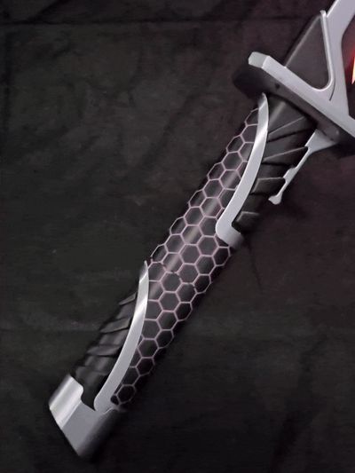 Cyber Ninja Sword from Split Fiction - Free 3D Print Model - MakerWorld
