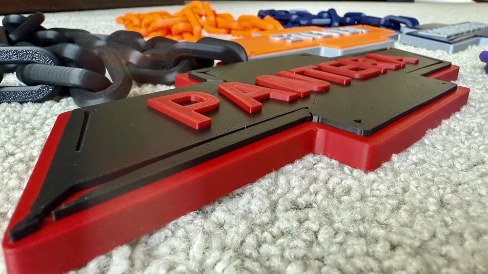 Custom name Chevy Bowtie logo chain - Free 3D Print Model - MakerWorld