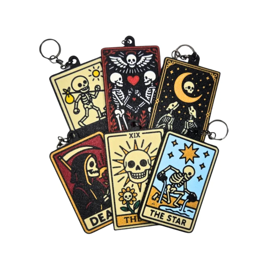 The Sun – Skeleton Tarot Keychain by layeredloot MakerWorld: Download ...