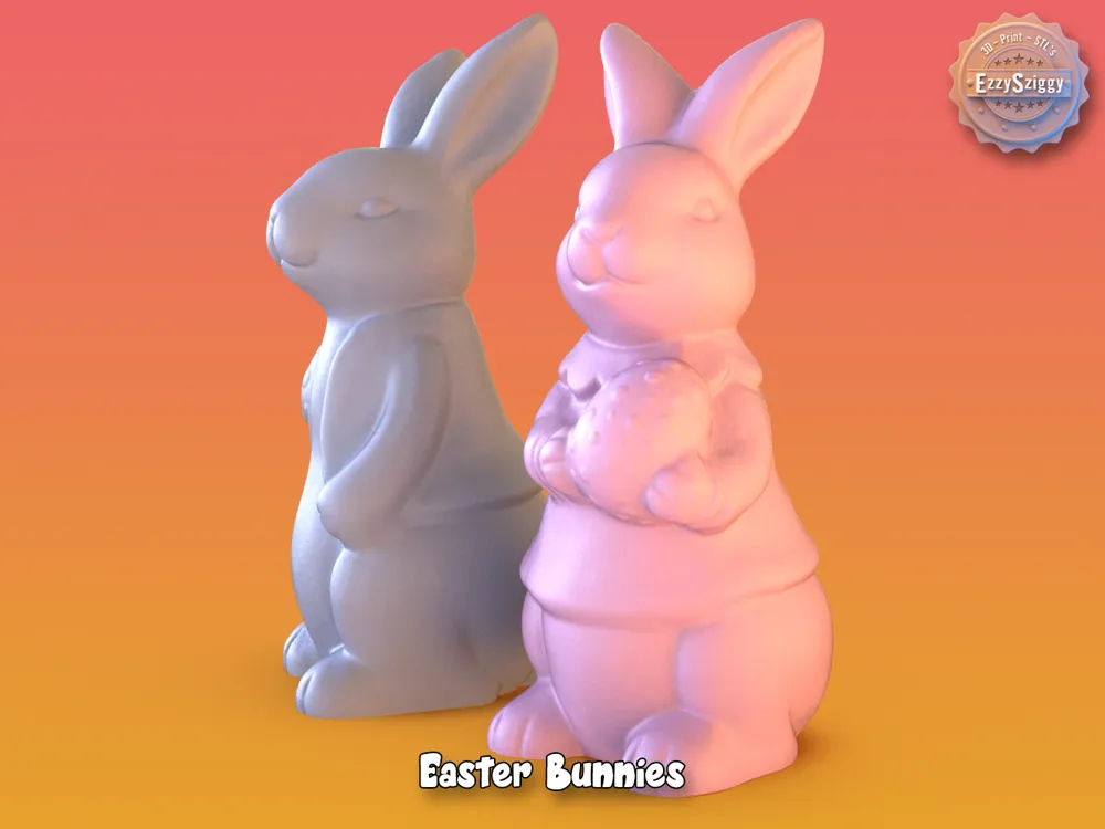 Easter Bunnies by EzzySziggy MakerWorld: Download Free 3D Models
