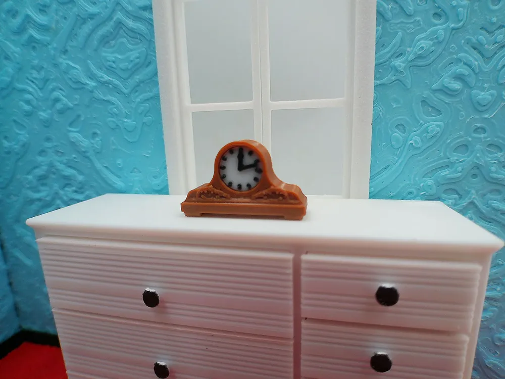 WLM - Old Elegant Table Clock - Free 3D Print Model - MakerWorld