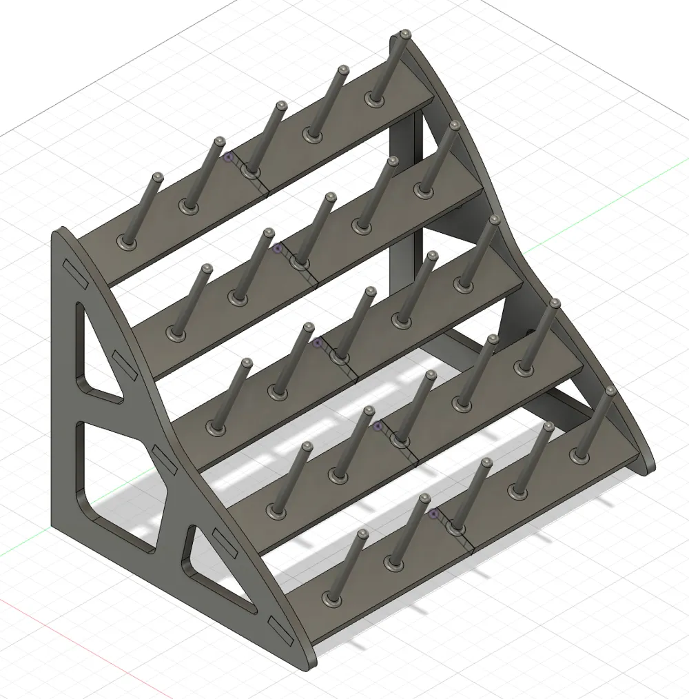 Modular Thread & Yarn Spool Holder by Vog93_3D MakerWorld: Download ...