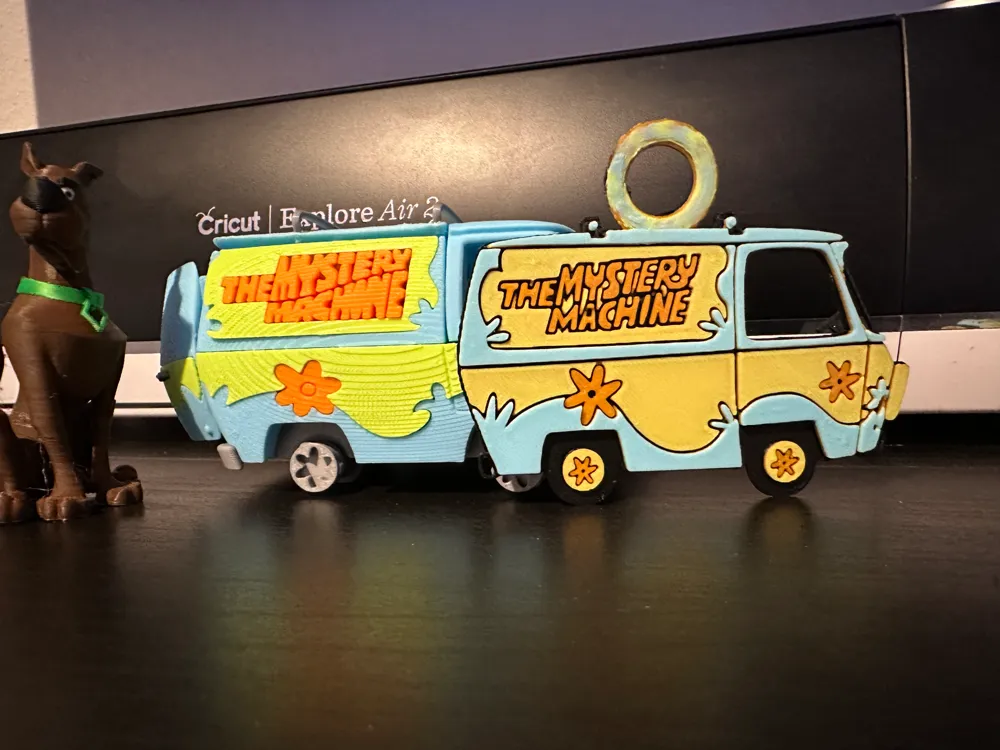 Scooby Doo Mystery Machine Keychain Hueforge Hybrid by Michill Designs ...