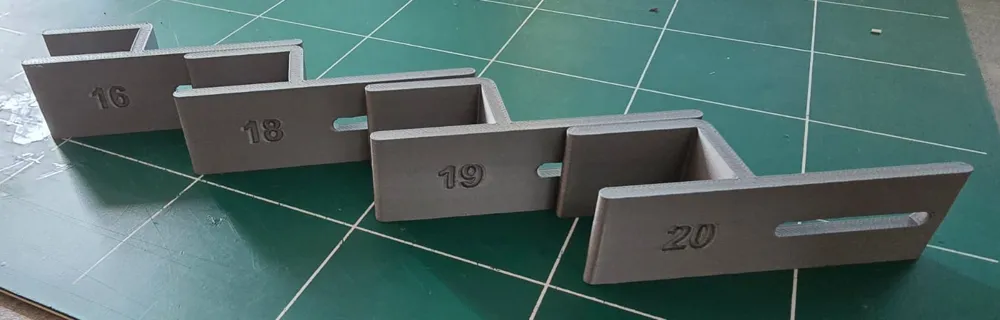 U-Scribe Jig 16mm 17mm 18mm 19mm 20mm 21mm 22mm by Moustik1978 - MakerWorld