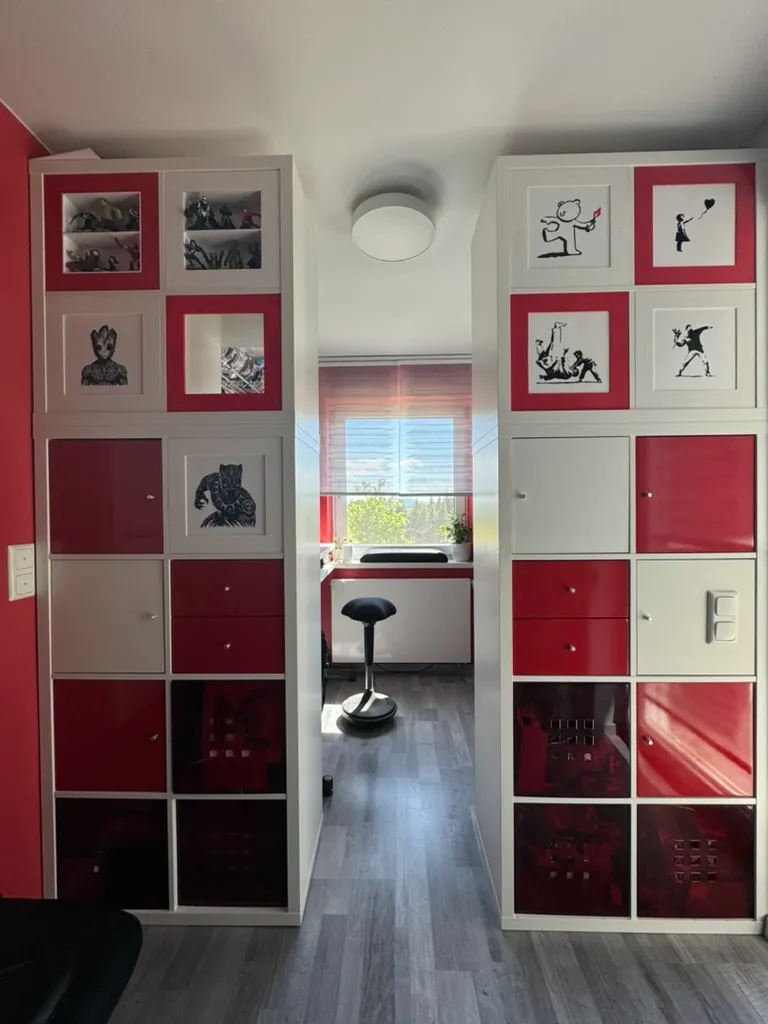 Multi-Frame for wall, Multiboard, Kallax backwall - Free 3D Print Model ...