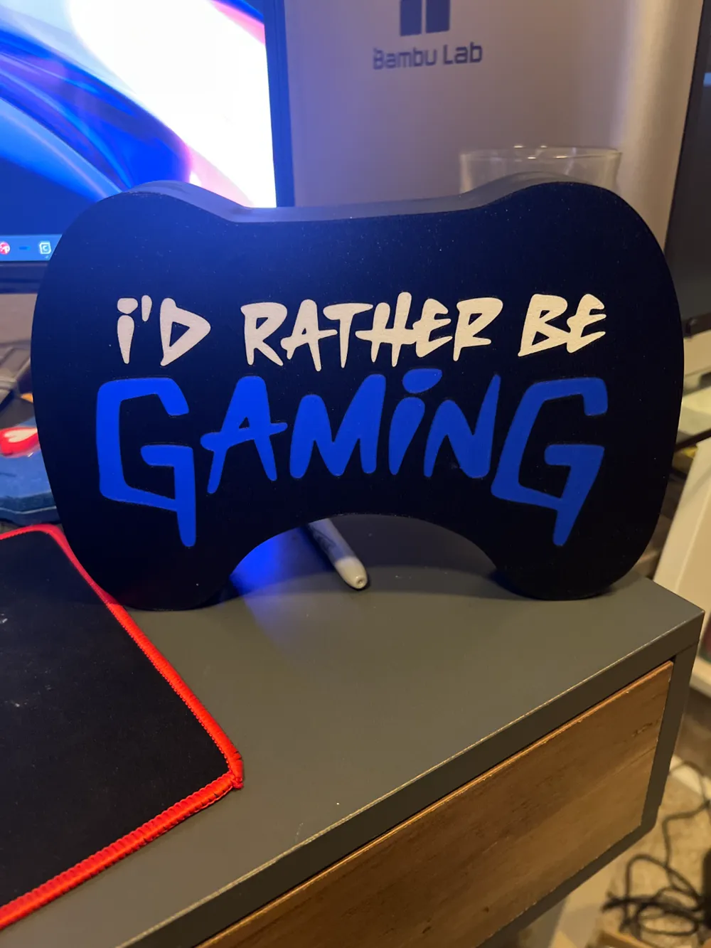 I'd Rather Be Gaming Lightbox by TwistedPrints3D - MakerWorld