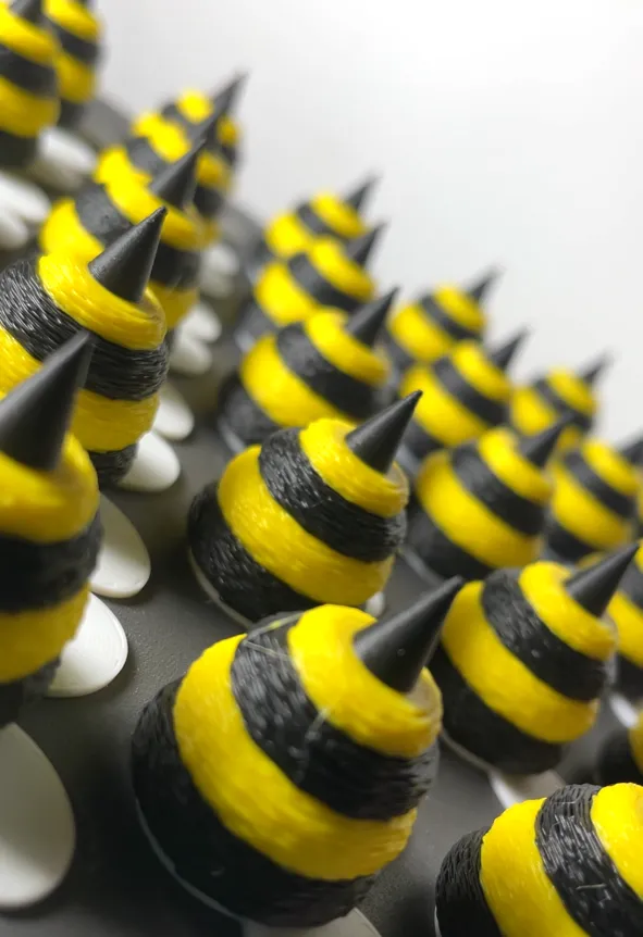 Cute Simple Bumble Bee Booty Fridge Magnets - Free 3D Print Model ...