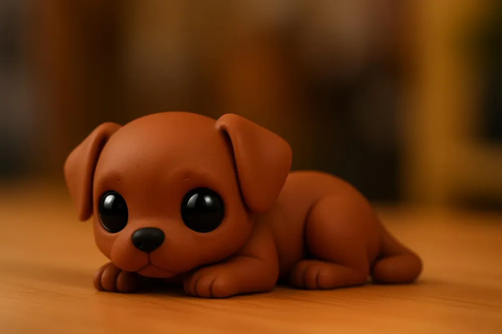 Little Cute Dog- print 35min - Free 3D Print Model - MakerWorld
