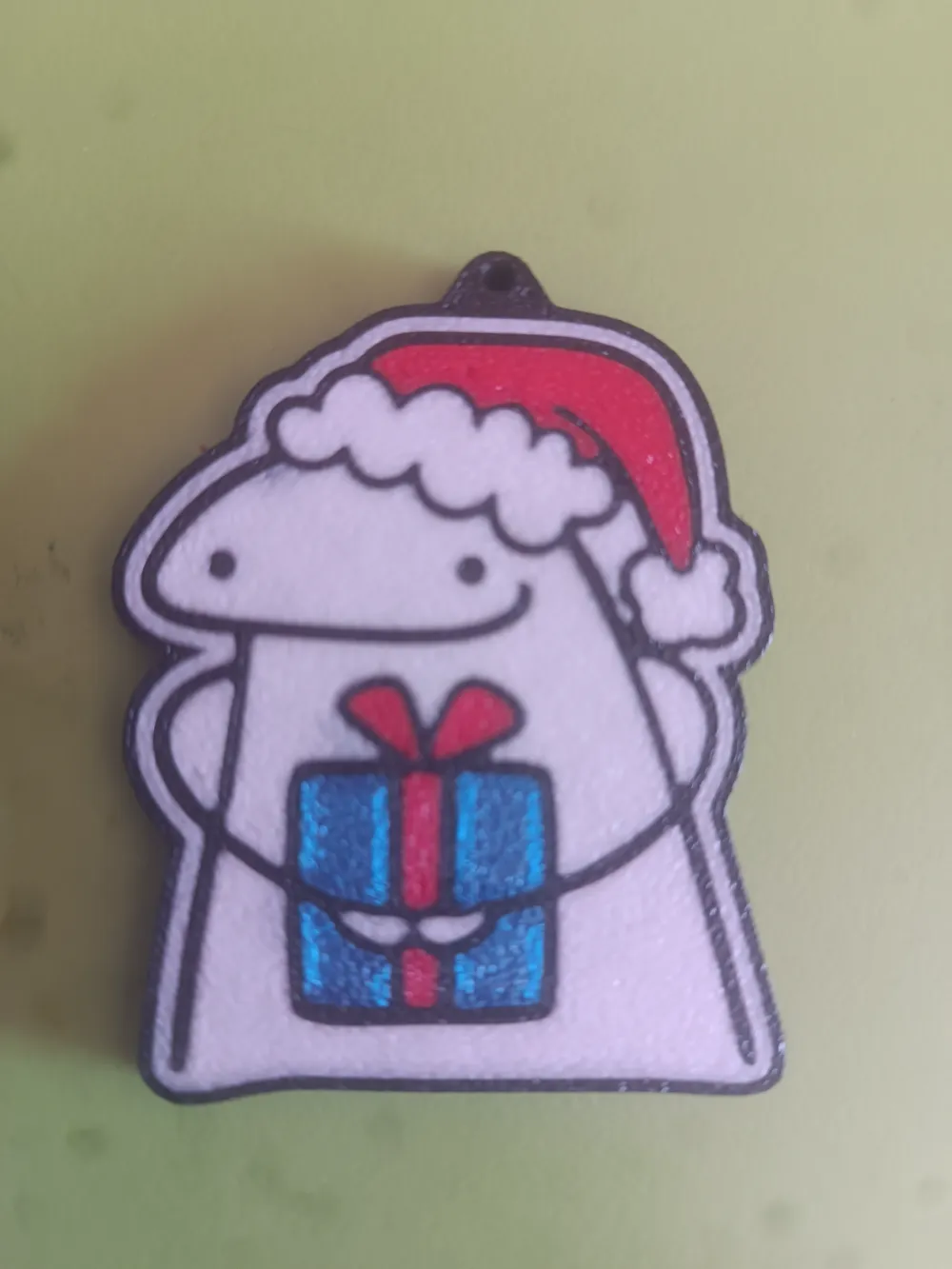 keychain flork merry christmas by Davi89 - MakerWorld