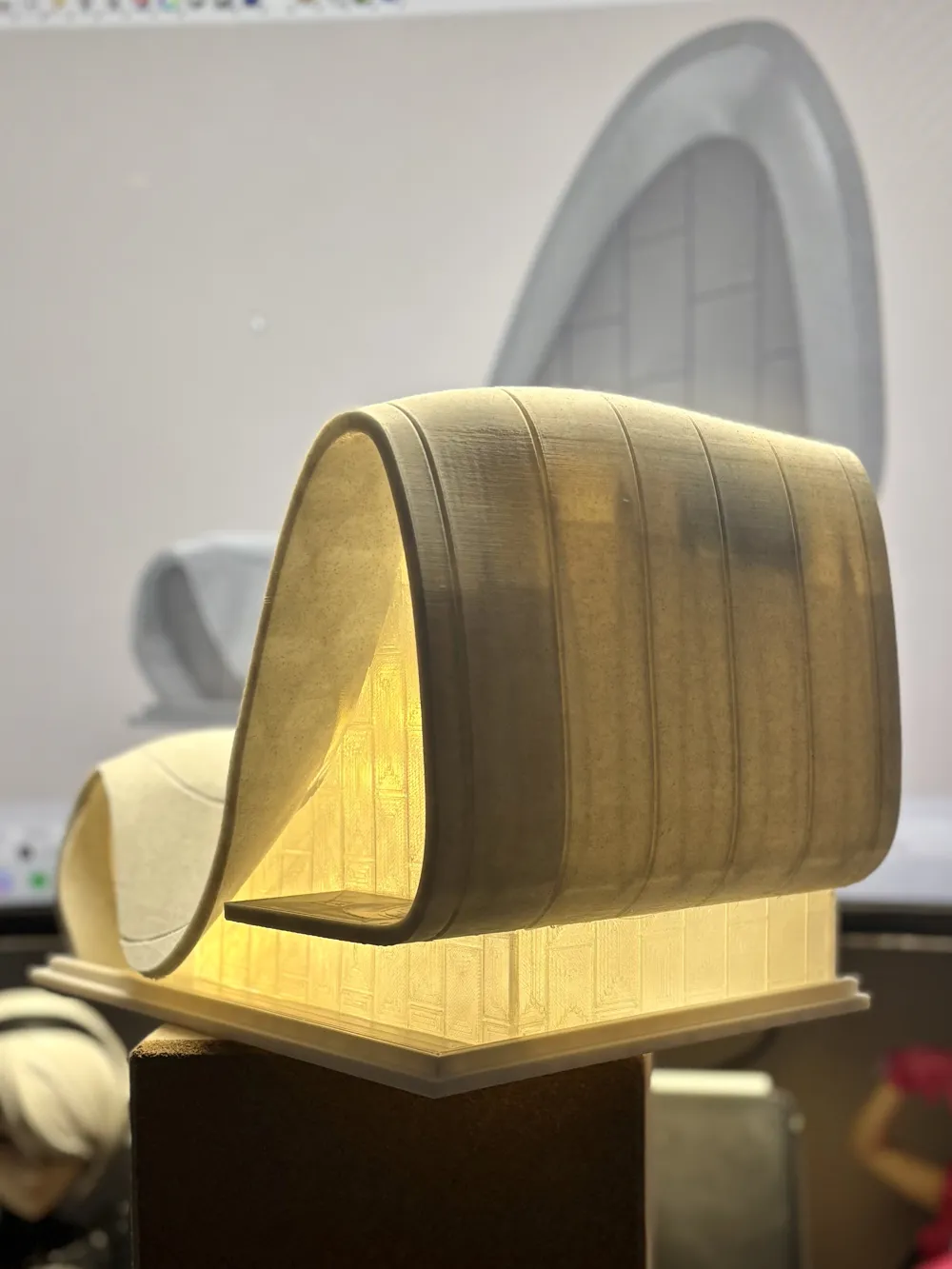 Zaha Hadid Architecture: Tissue Box with lighting - Free 3D Print Model ...