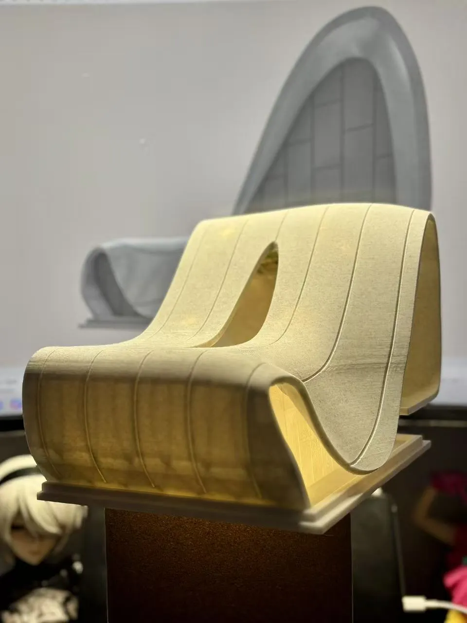 Zaha Hadid Architecture: Tissue Box with lighting - Free 3D Print Model ...