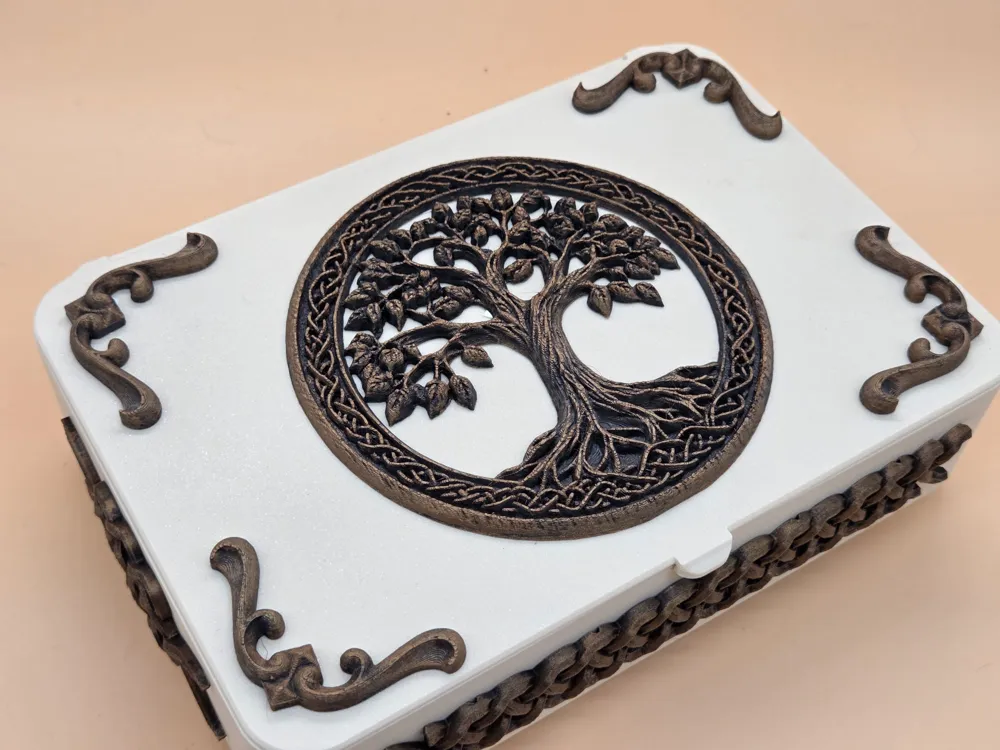 Celtic Organizer Box - Free 3D Print Model - MakerWorld