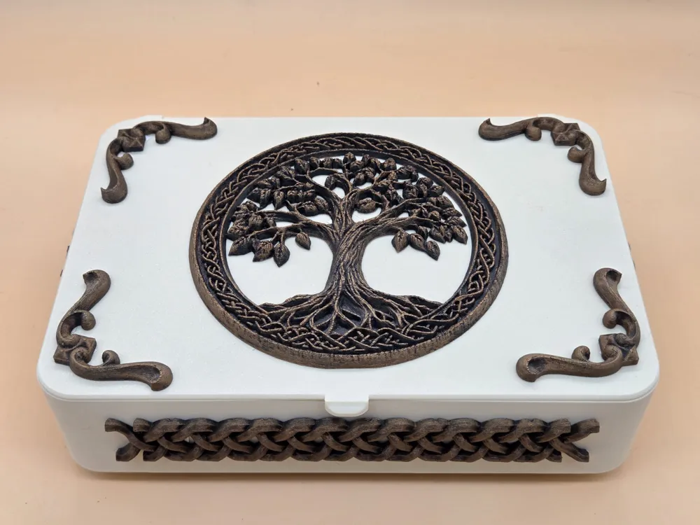 Celtic Organizer Box - Free 3D Print Model - MakerWorld