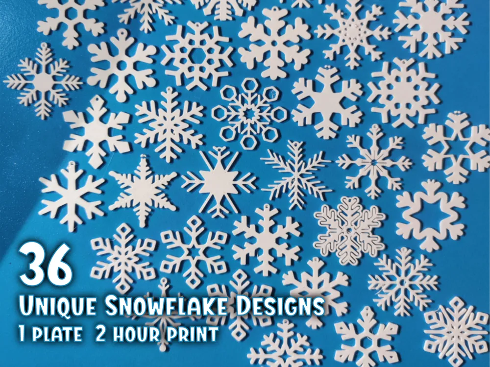 36 Snowflakes Bundle by zplattt - MakerWorld