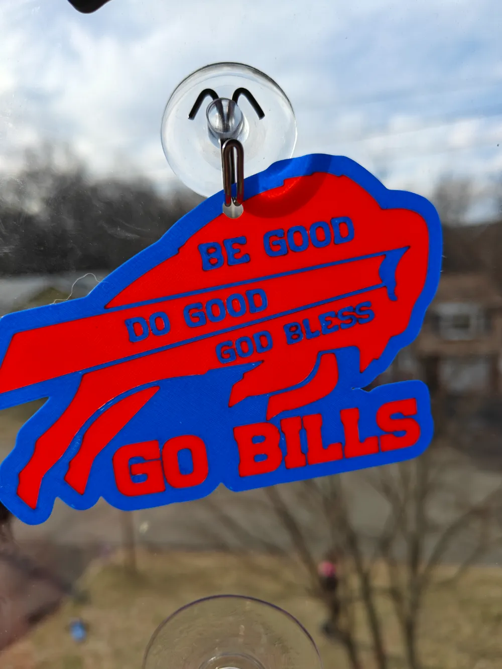 Buffalo Bills Sun Catcher - Free 3D Print Model - MakerWorld