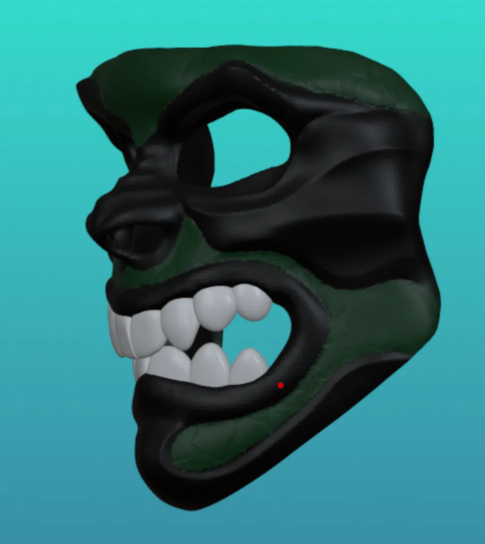 Oni style mask - Free 3D Print Model - MakerWorld