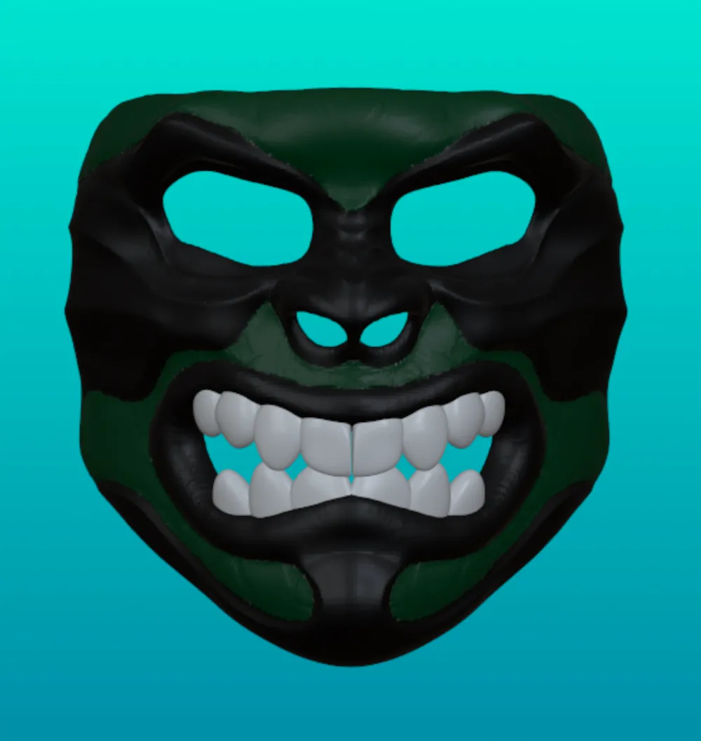 Oni style mask - Free 3D Print Model - MakerWorld