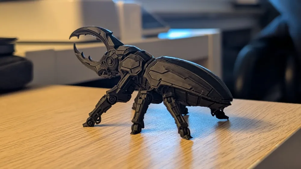 Highly Detailed Robot Hercules Beetle - Free 3D Print Model - MakerWorld