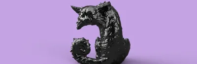 Scary garden cat by AdditivInvent MakerWorld: Download Free 3D Models