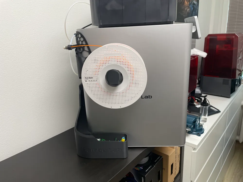 Side spool holder for P1S, X1C - Free 3D Print Model - MakerWorld
