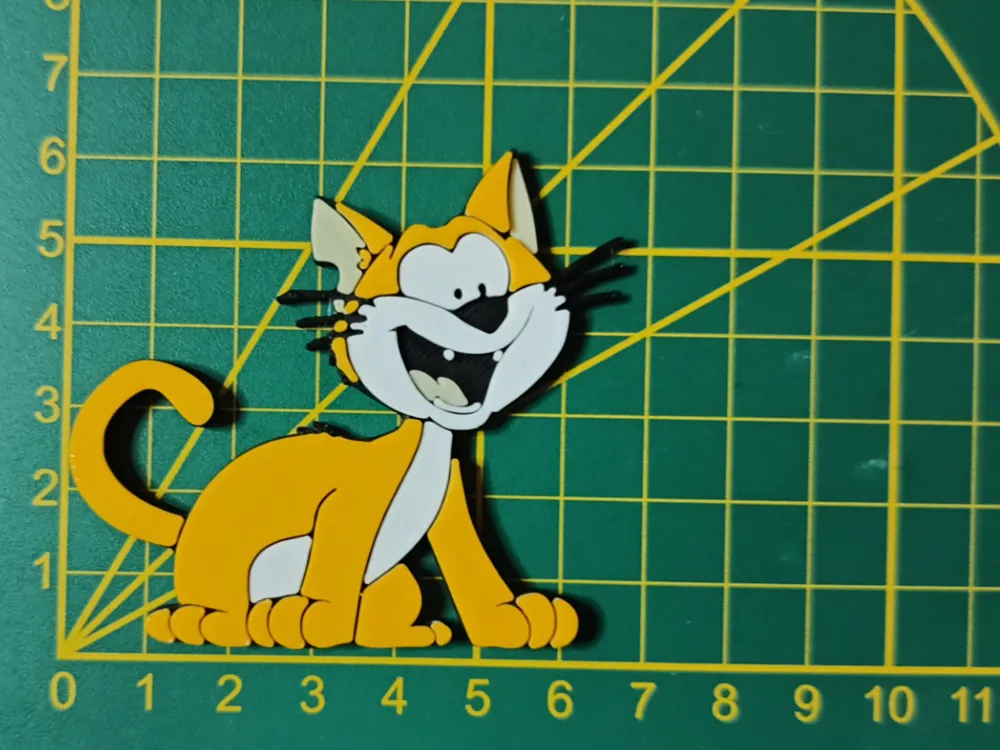 fridge magnet Gargamel cat Azrael by Hanysek - MakerWorld