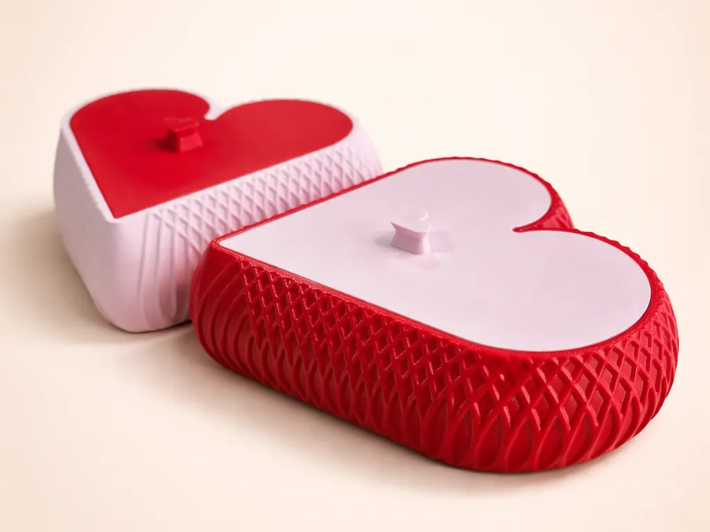 Stackable Heart Storage Box - Free 3D Print Model - MakerWorld