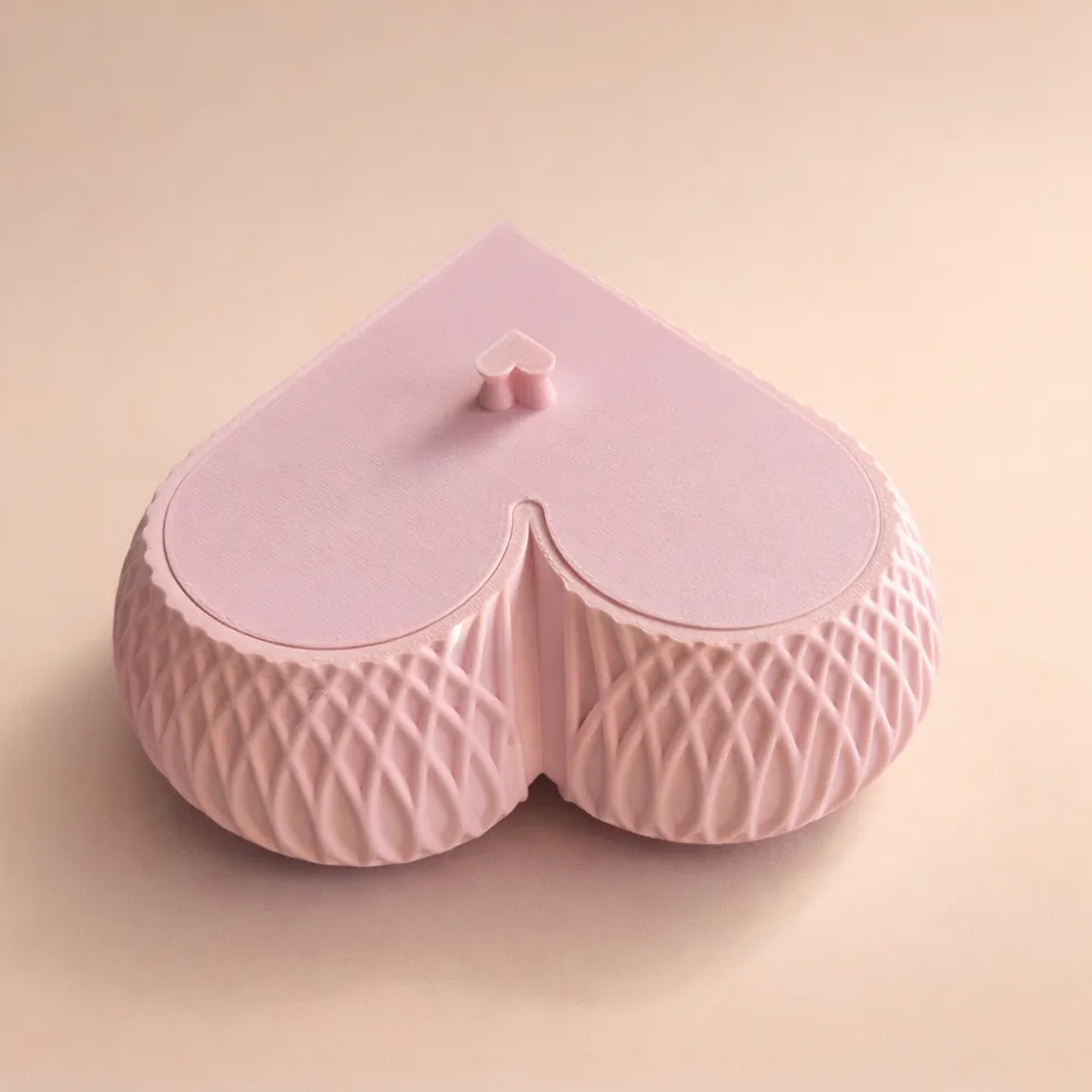 Stackable Heart Storage Box - Free 3D Print Model - MakerWorld