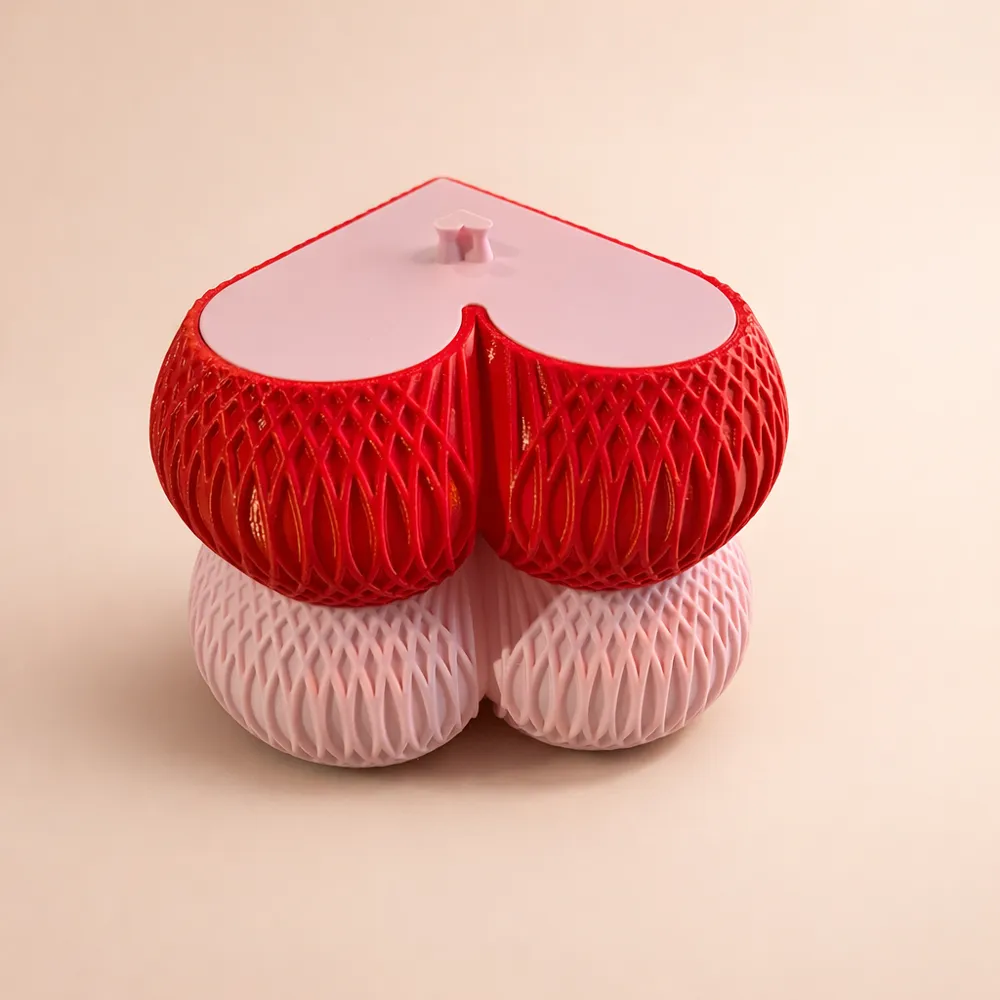 Stackable Heart Storage Box - Free 3D Print Model - MakerWorld