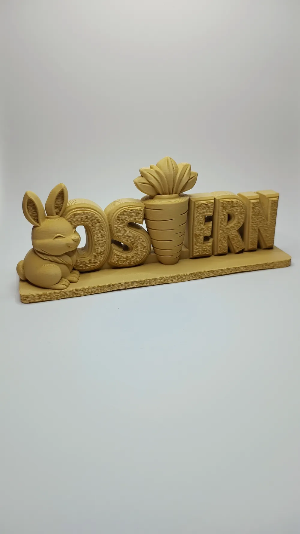 Happy Easter Decorative Sign - Free 3D Print Model - MakerWorld
