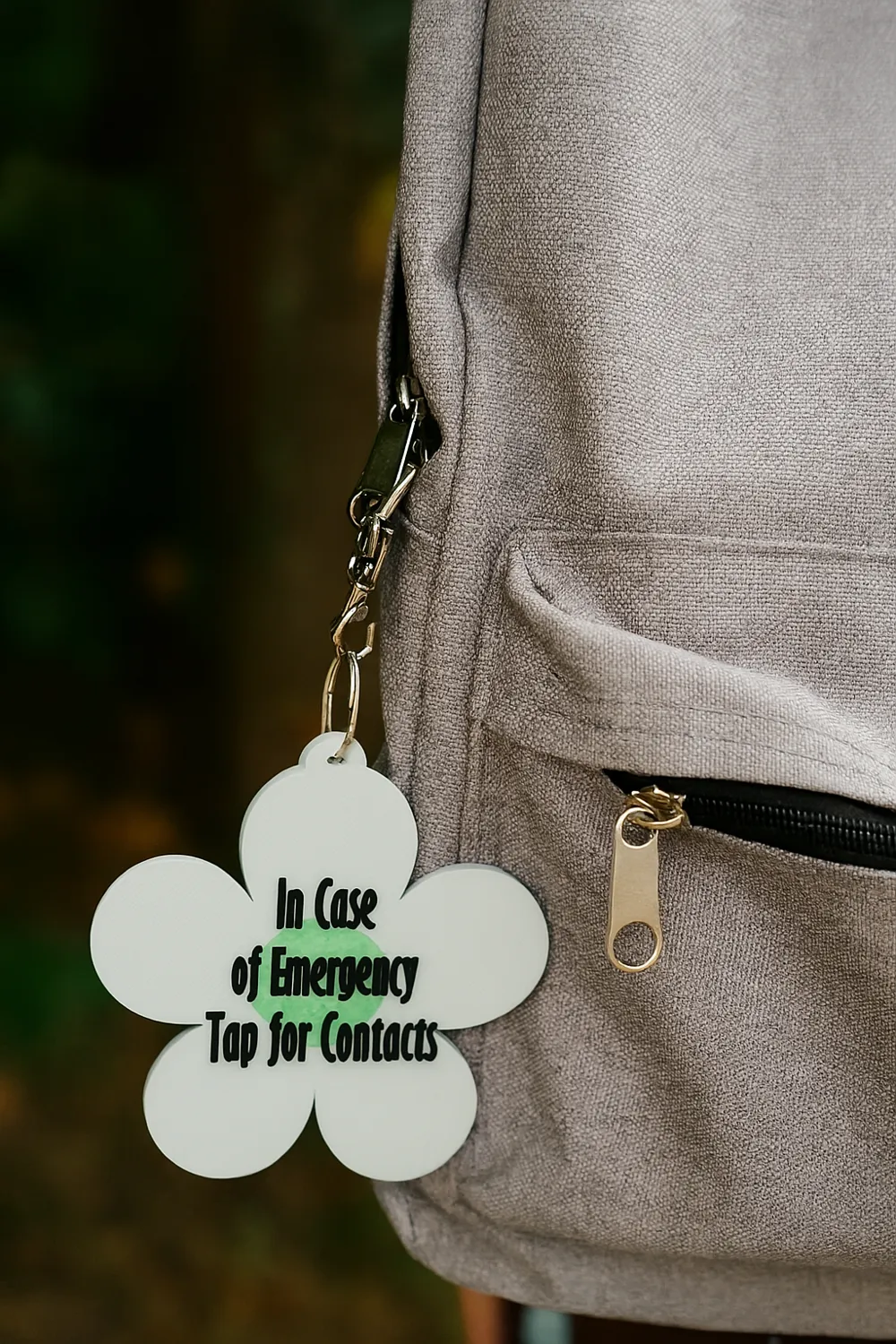 Flower Back To School Emergency Contact NFC Tag by Tyler Treece ...