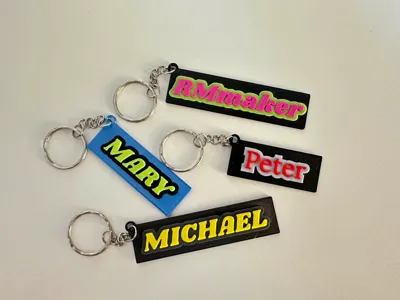 Keychain Creator: Fully Customizable 3D Keycharm by RMmaker MakerWorld ...
