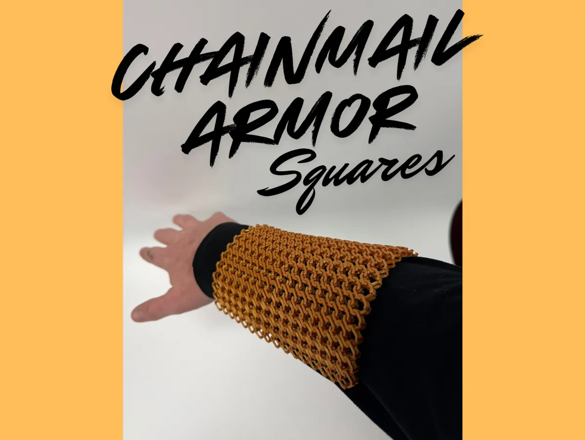 Chainmail Armor Squares - Free 3D Print Model - MakerWorld