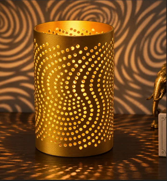Spiral Vortex Mathematical Shadow Lamp - Free 3D Print Model - MakerWorld