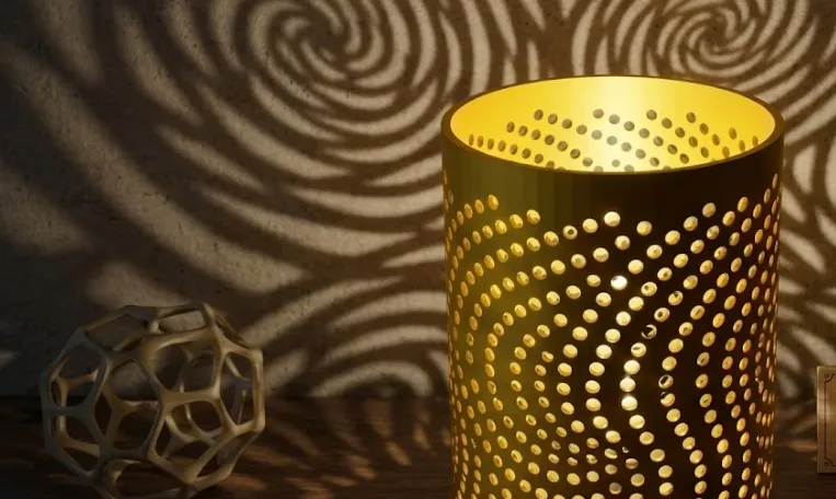 Spiral Vortex Mathematical Shadow Lamp - Free 3D Print Model - MakerWorld