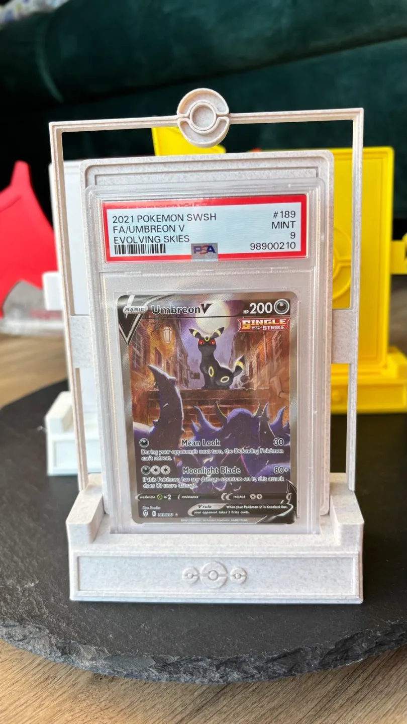 Modular Pokemon PSA Graded Card Stand Holder - Free 3D Print Model ...