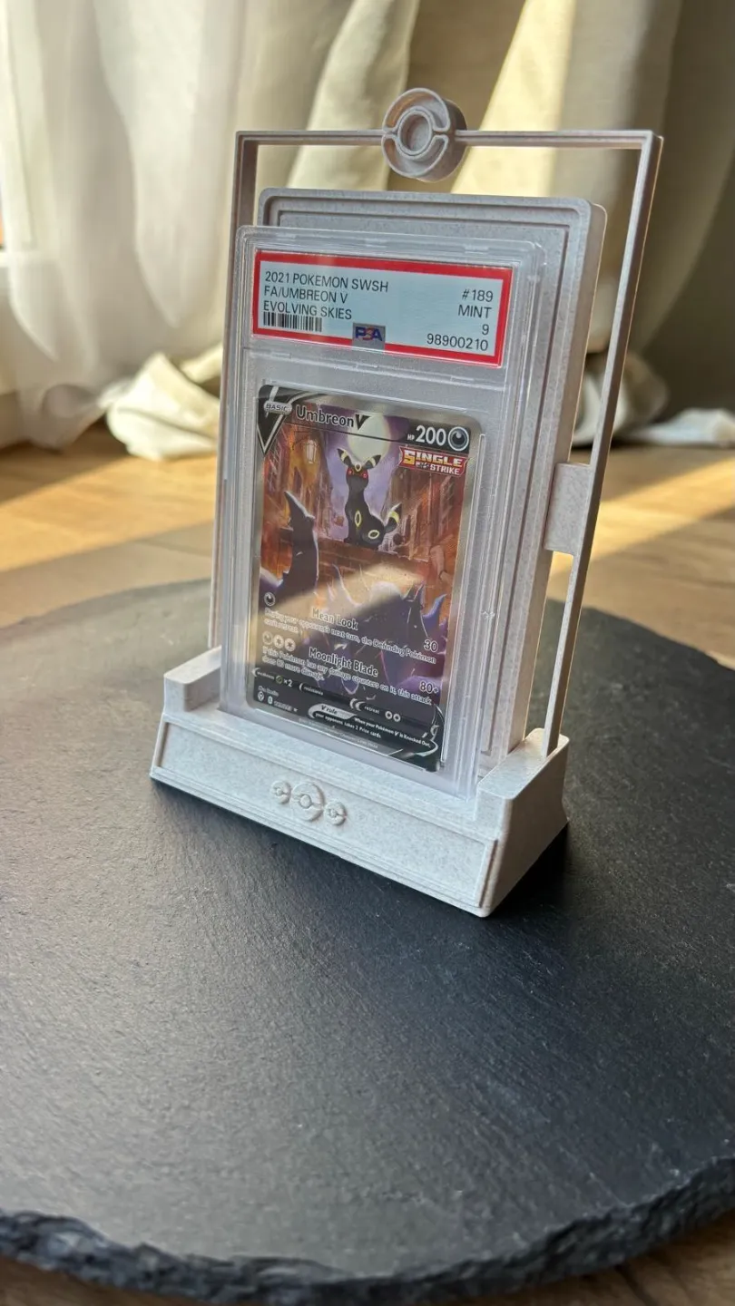 Modular Pokemon PSA Graded Card Stand Holder - Free 3D Print Model ...