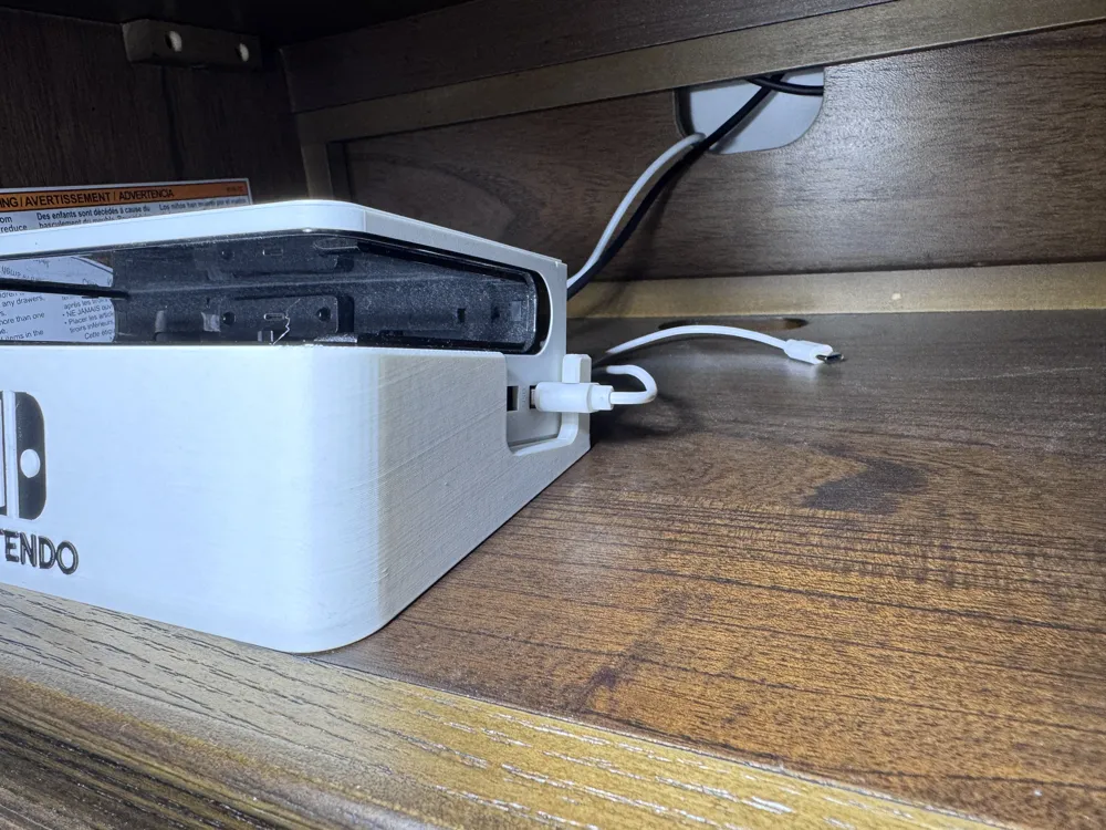 Nintendo Switch OLED Dock Angled Cradle - Free 3D Print Model - MakerWorld