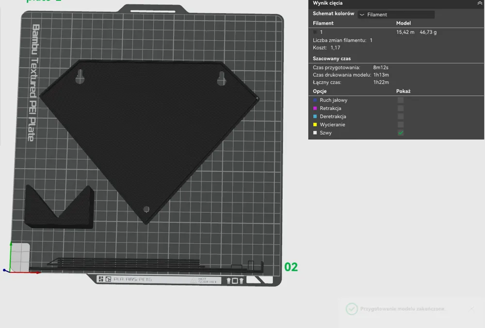SUPERMAN LOGO LEDBOX MARVEL WALLART DECOR LAMP - Free 3D Print Model ...