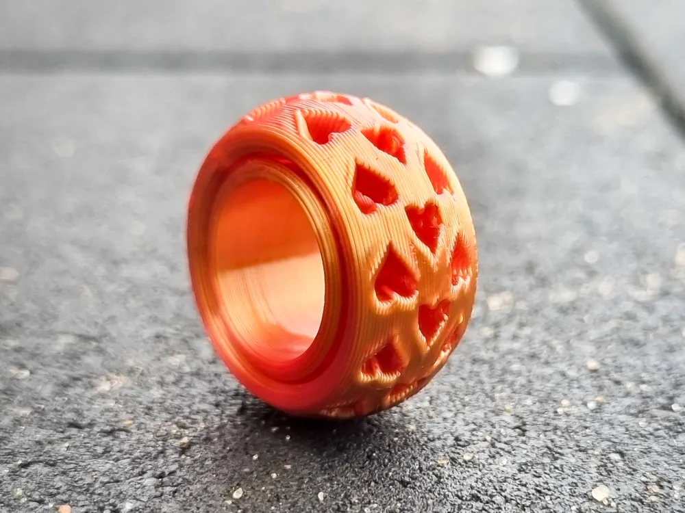 Love Mini Heart Gear Spinner Fidget 12-17 mm by New_Kids_Turbo - MakerWorld