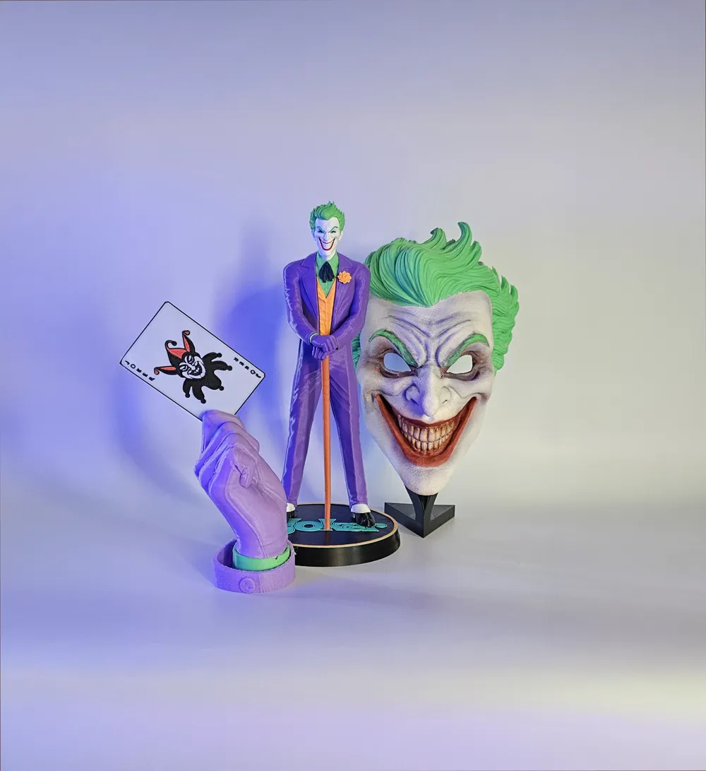 Joker fan art Mask by MiX&BitS MakerWorld: Download Free 3D Models