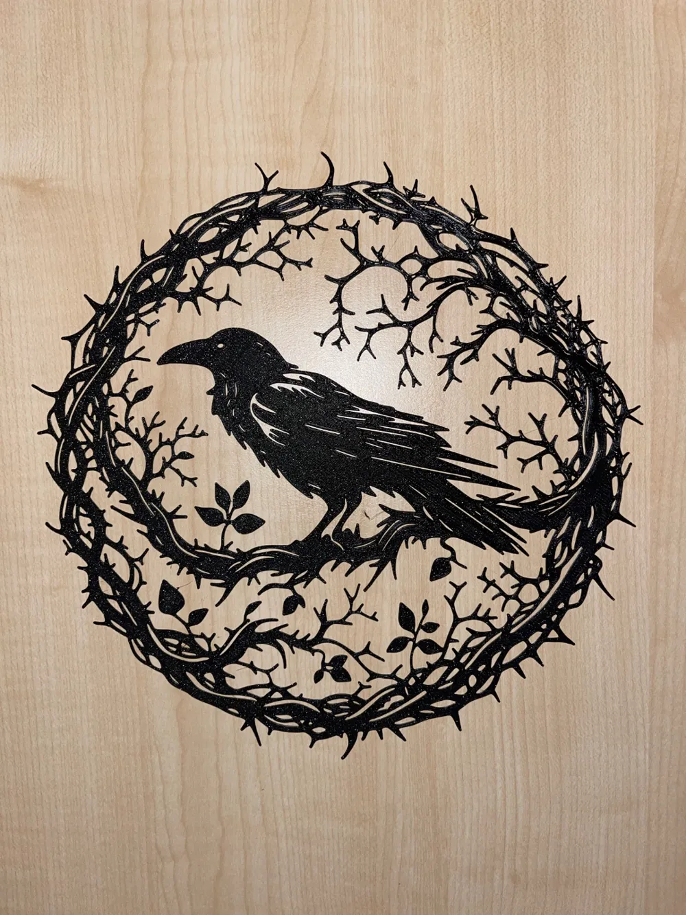 Raven Wall Decoration by gare-sb - MakerWorld
